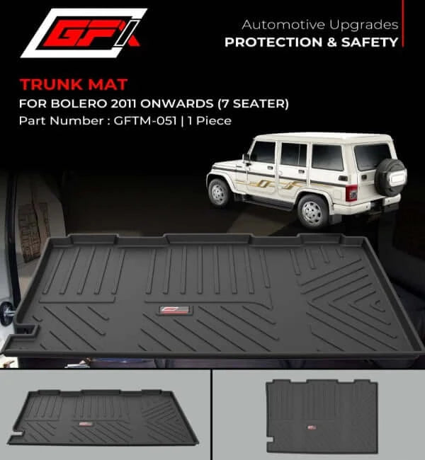 GFX Trunk Mat For Mahindra Bolero (2011+)
