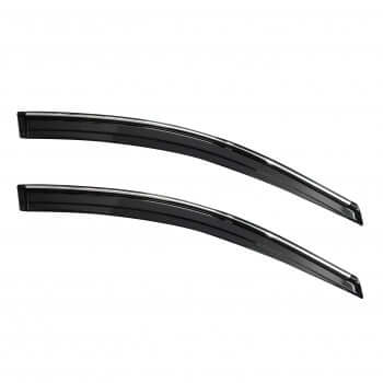 Galio Car Door Wind Visor With Silver Line For Hyundai Verna (2011 To