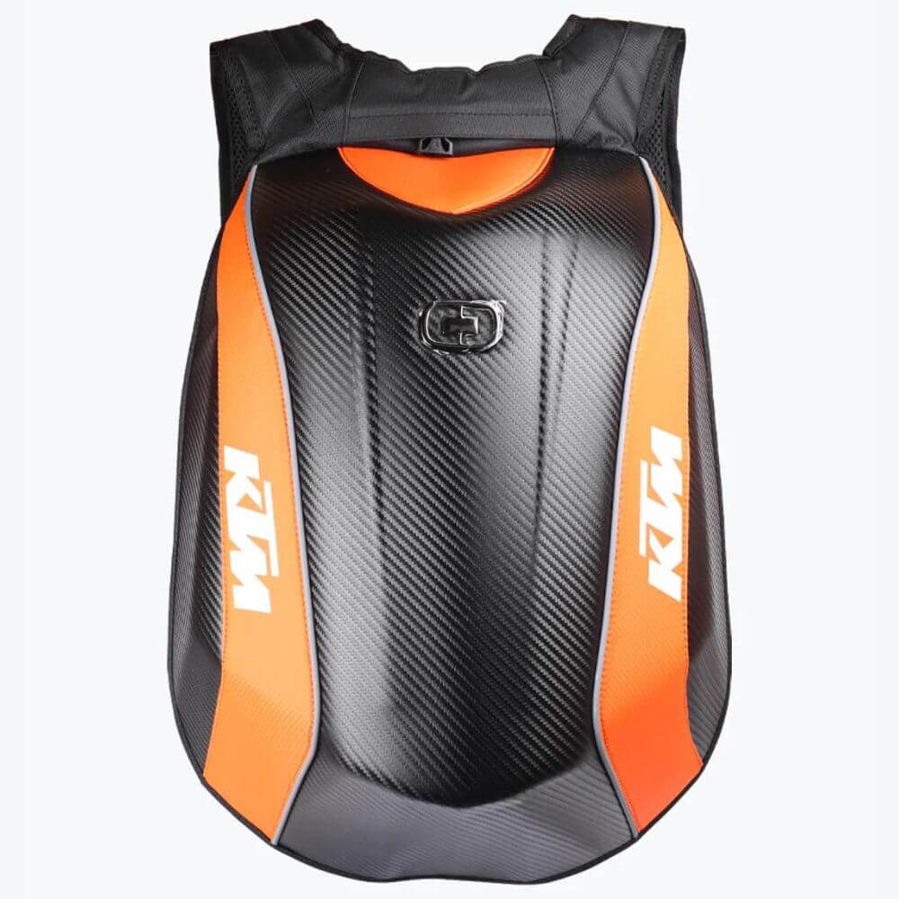 KTM Motorcycle Backpack – Aerodynamic & Orange