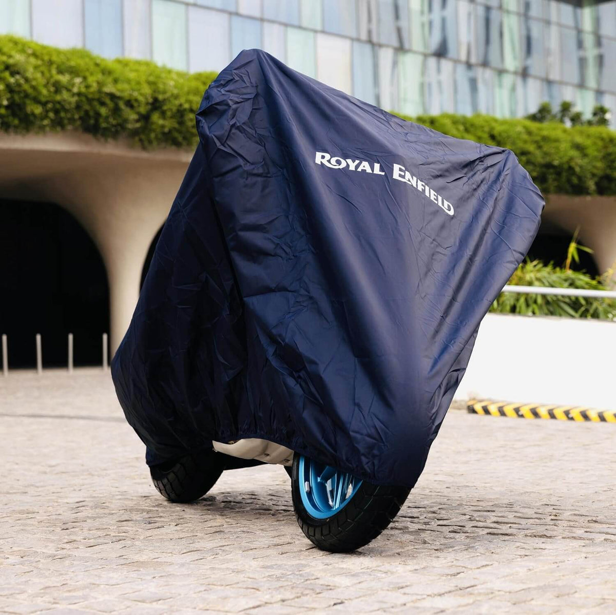 JB Racing Motorcycle Cover (Blue) - Elastic Fit